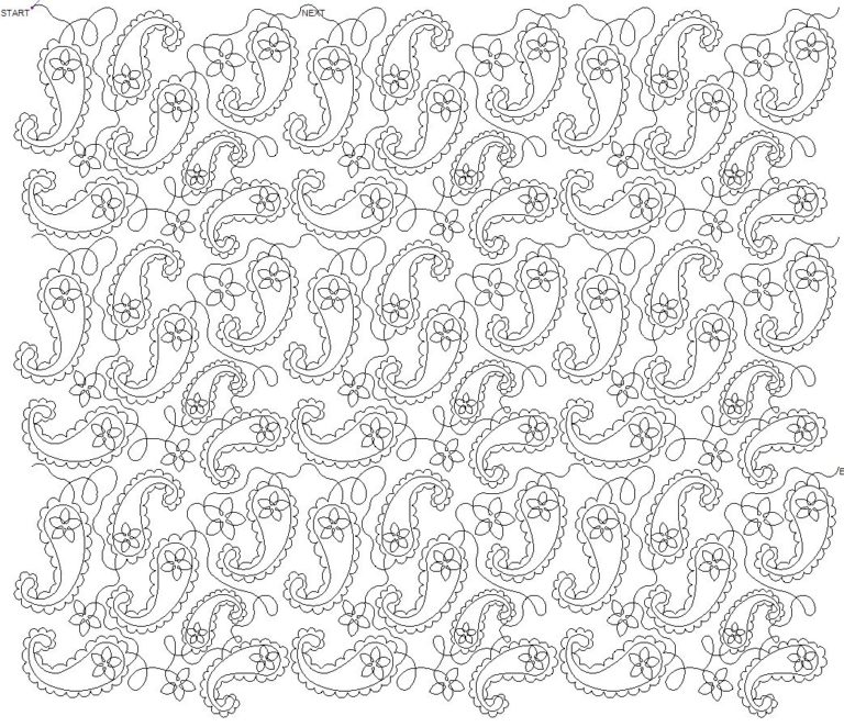 Paisley Simple – QUILTING BY DAVID