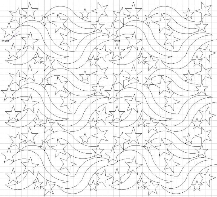 Star Spangled Pattern – QUILTING BY DAVID